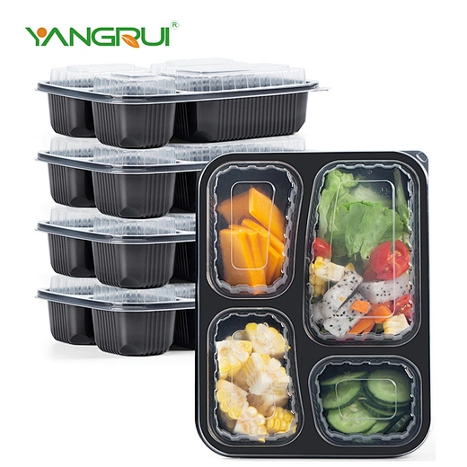 yangrui Black Plastic Food Container - custom food packaging boxes and ...